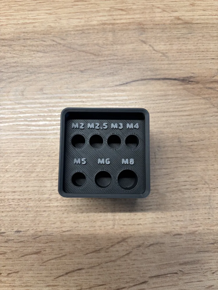 Heat Insert Gridfinity Box Storage 1x1x5u - Free 3D Print Model ...