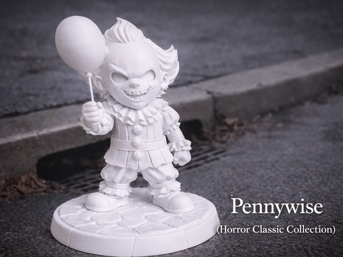 Pennywise (Horror Classic Collection) - Free 3D Print Model - MakerWorld