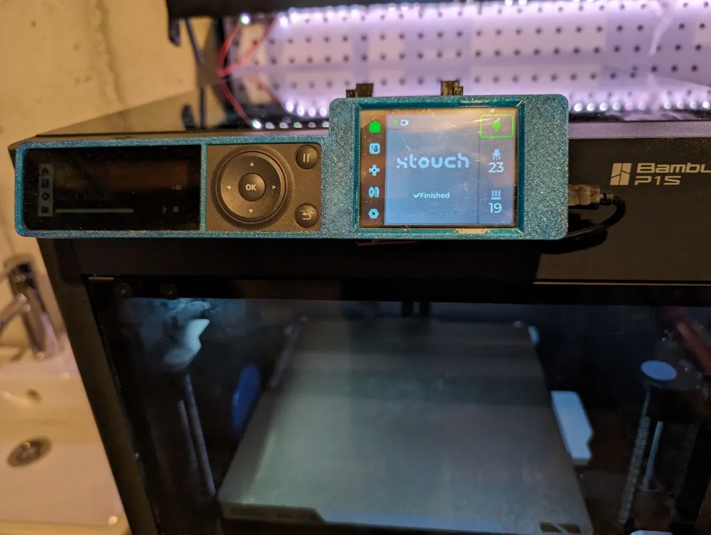 Bambu Labs P1 Series XTouch Side Mount P1S - Dual Screen Remixed by ...