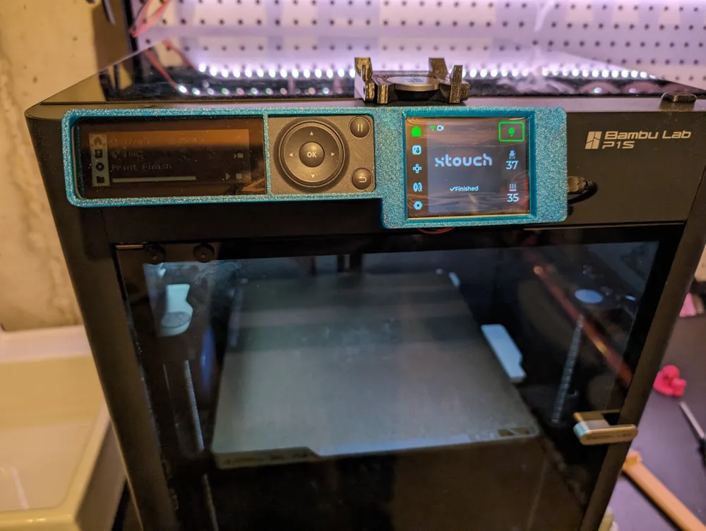 Bambu Labs P1 Series XTouch Side Mount P1S - Dual Screen Remixed by ...