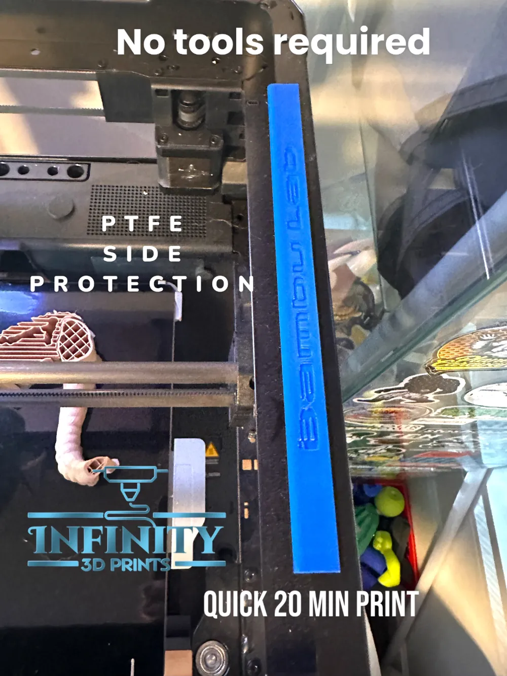 P1P P1S X1C SIDE PTFE PROTECTION by Infinity 3D Prints - MakerWorld