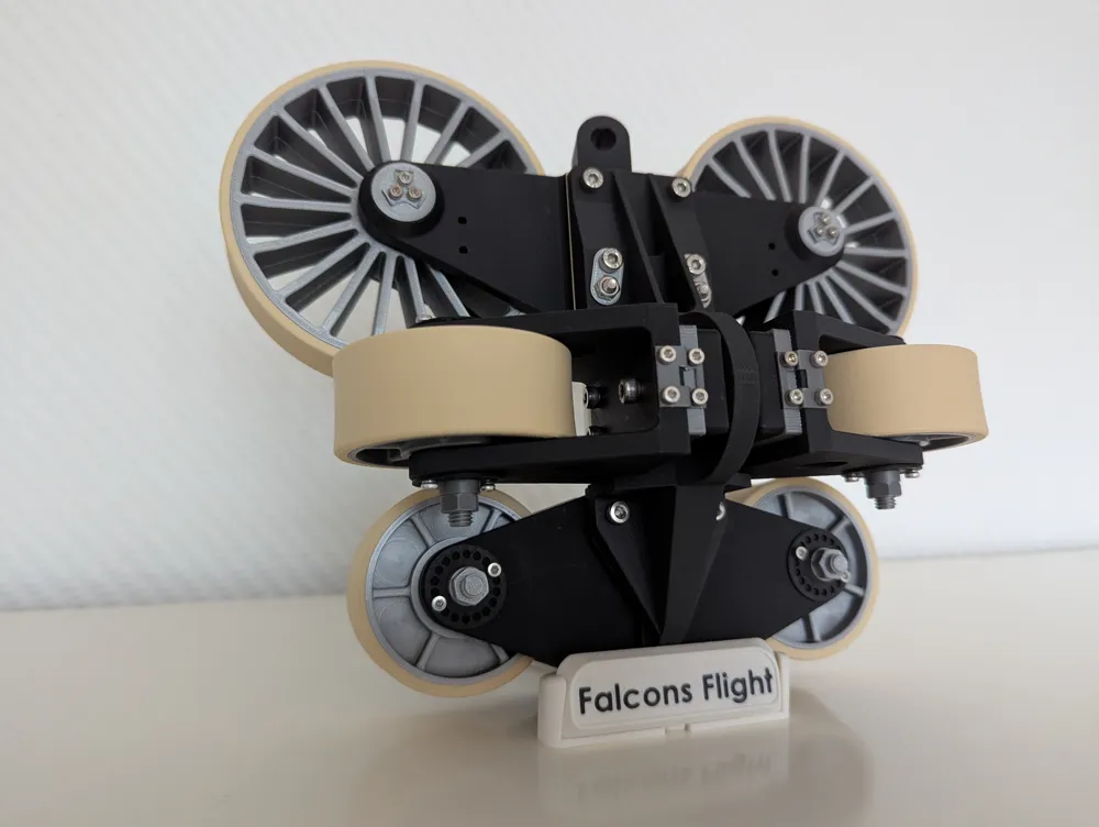 Simple Stand, Falcons Flight Roller Coaster Bogie - Free 3D Print Model ...