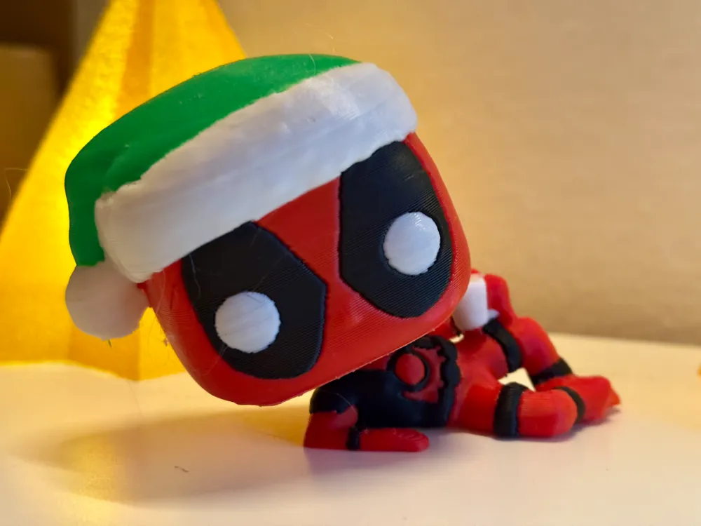 Marvel's Christmas Deadpool - Christmas Deadpool - Free 3D Print Model ...