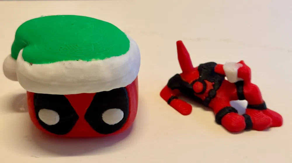 Marvel's Christmas Deadpool - Christmas Deadpool - Free 3D Print Model ...