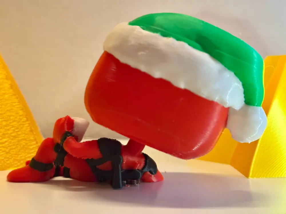 Marvel's Christmas Deadpool - Christmas Deadpool - Free 3D Print Model ...