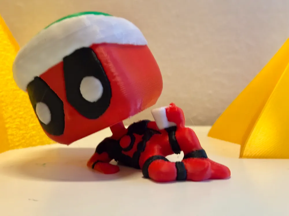 Marvel's Christmas Deadpool - Christmas Deadpool - Free 3D Print Model ...