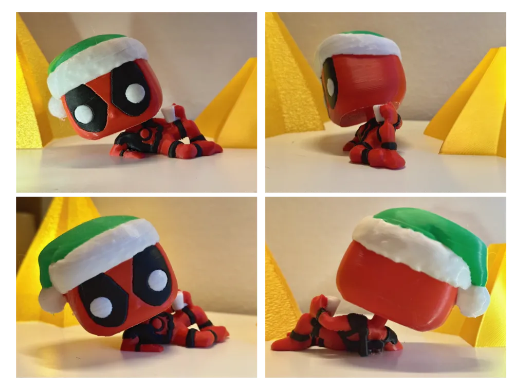 Marvel's Christmas Deadpool - Christmas Deadpool - Free 3D Print Model ...