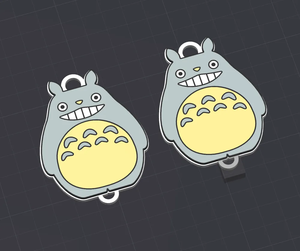 Llavero de Totoro por Cosmo Moore - MakerWorld
