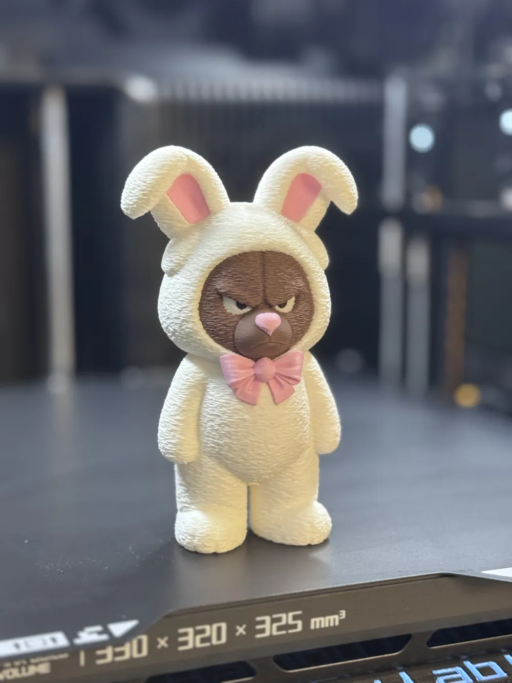 Grumpy Easter Bear Standing - Free 3D Print Model - MakerWorld