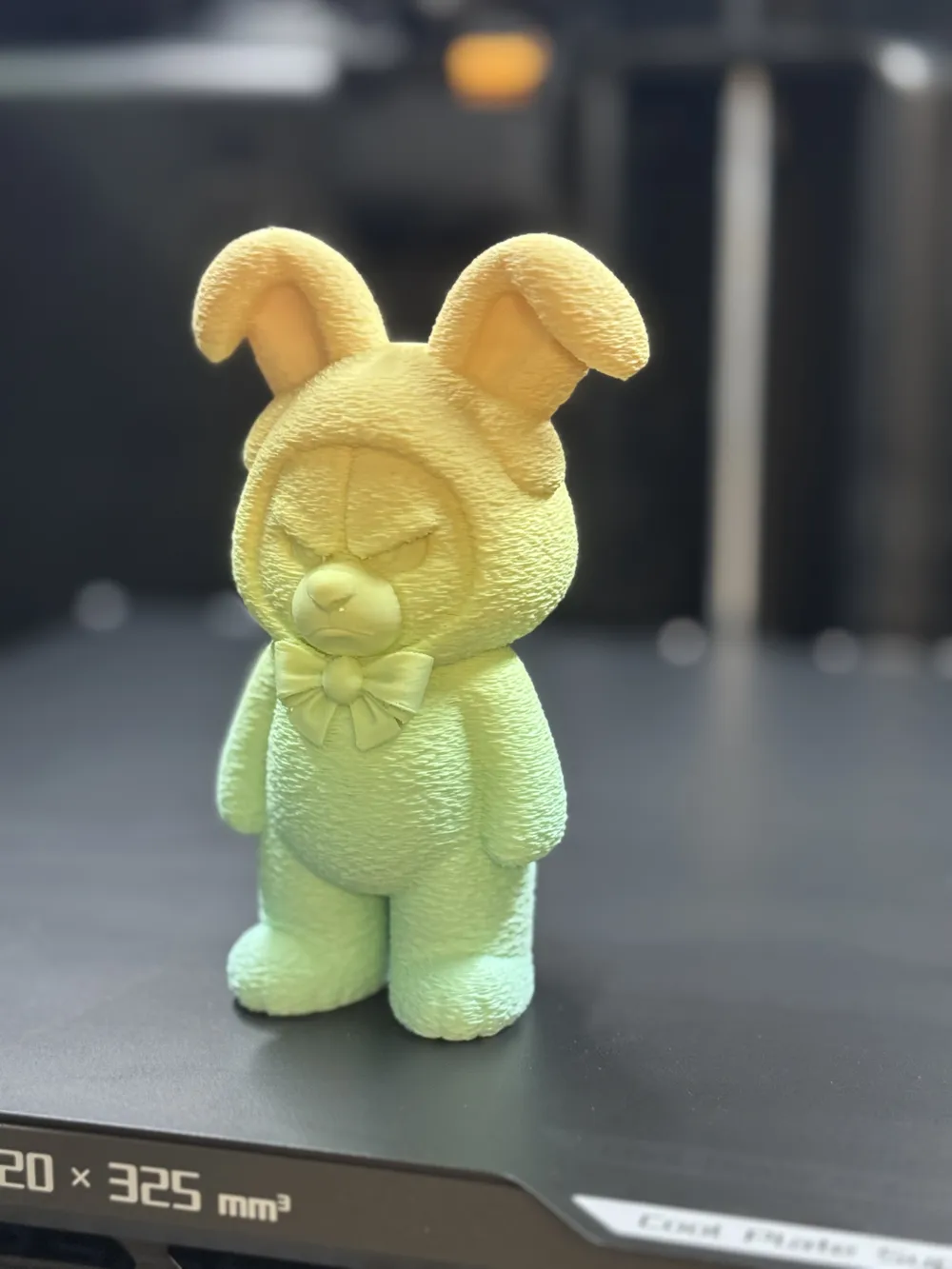Grumpy Easter Bear Standing - Free 3D Print Model - MakerWorld