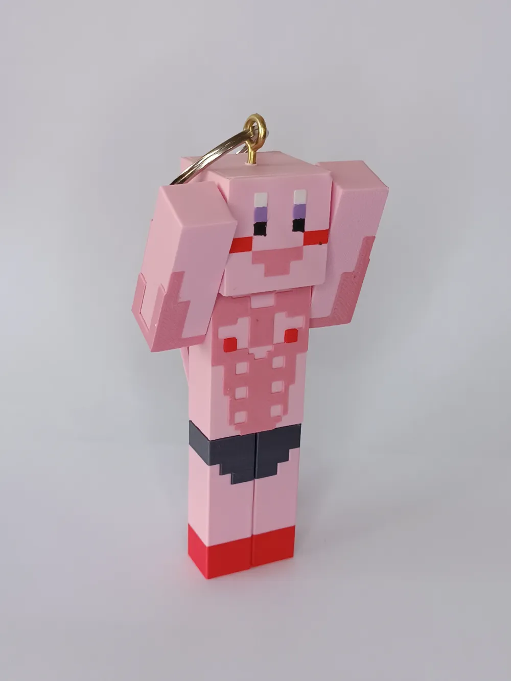 Muscular Kirby Minecraft Style by Lumbroxel - MakerWorld