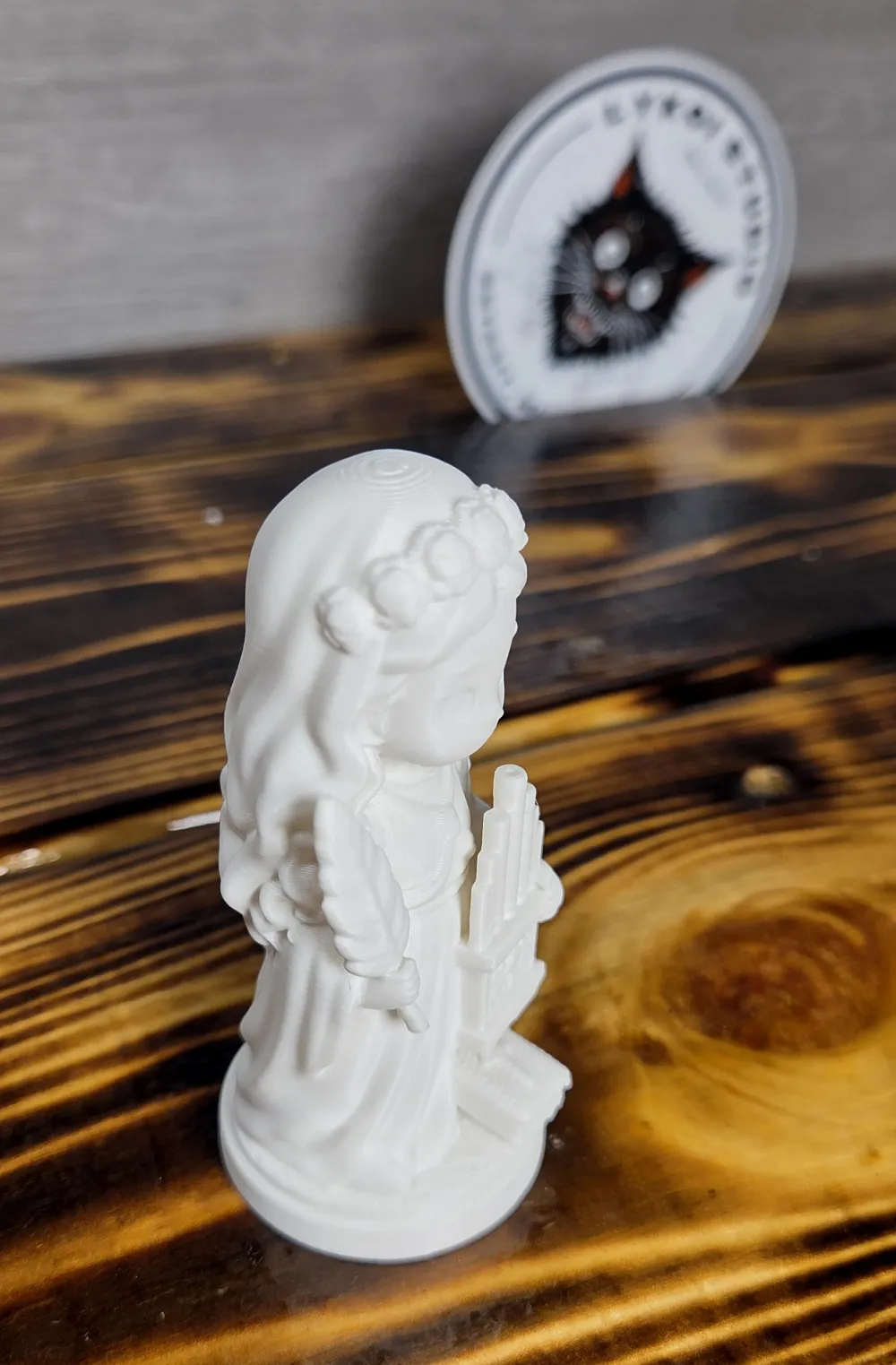 St. Cecilia (Little Saints Collection) - Free 3D Print Model - MakerWorld