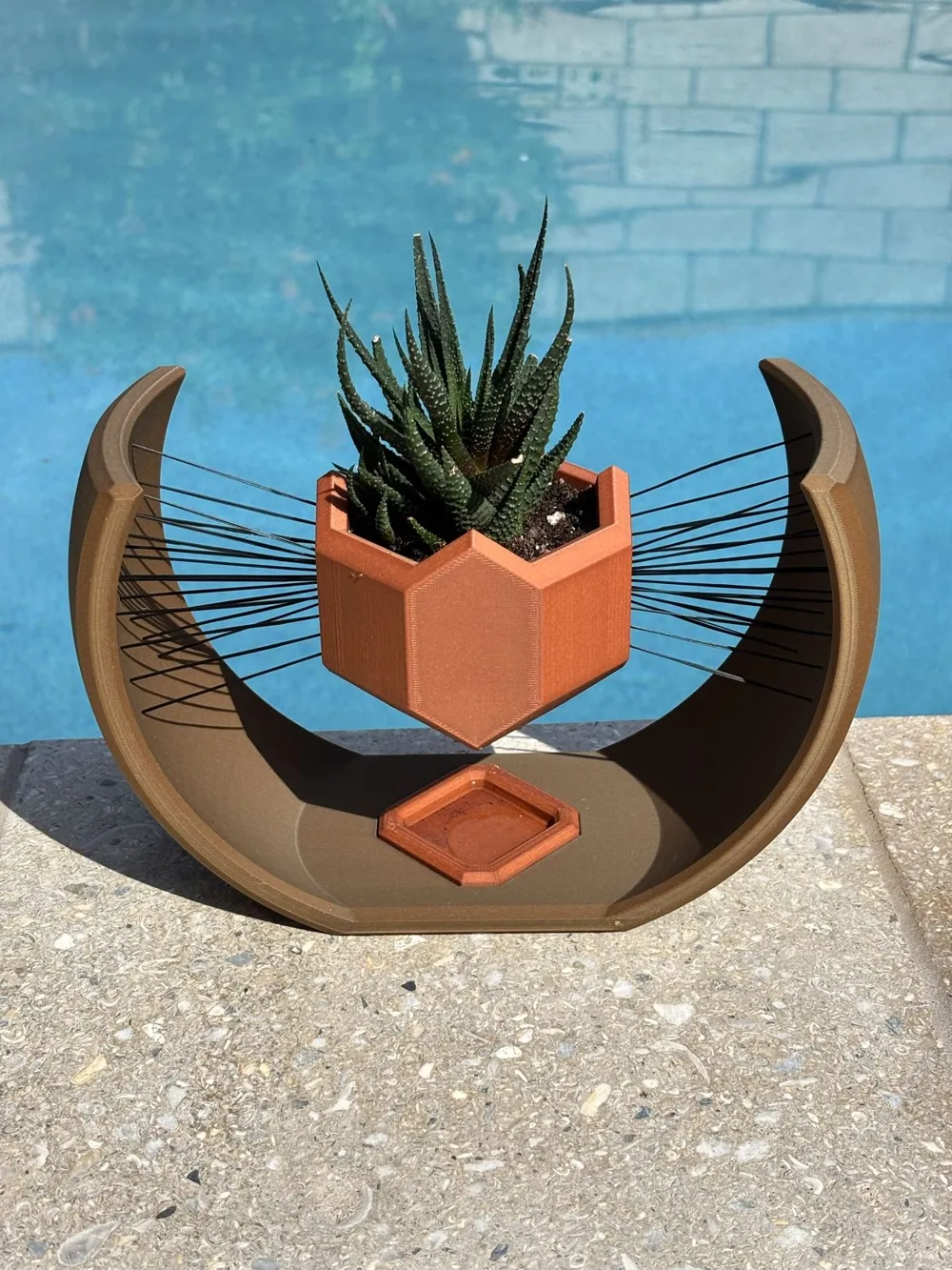 Floating Bonsai Planter • Suspended Filament - Free 3D Print Model ...