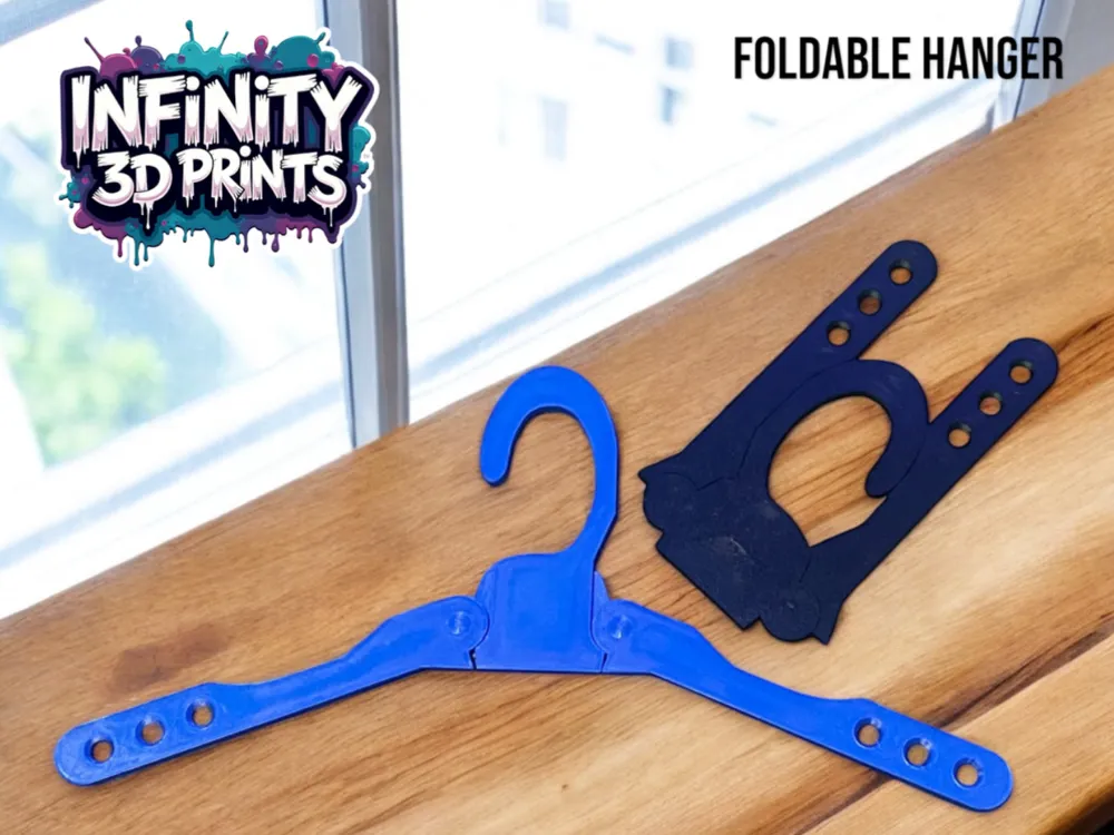 PRINT-IN-PLACE FOLDING HANGER by INFINITY 3D PRINTS - MakerWorld