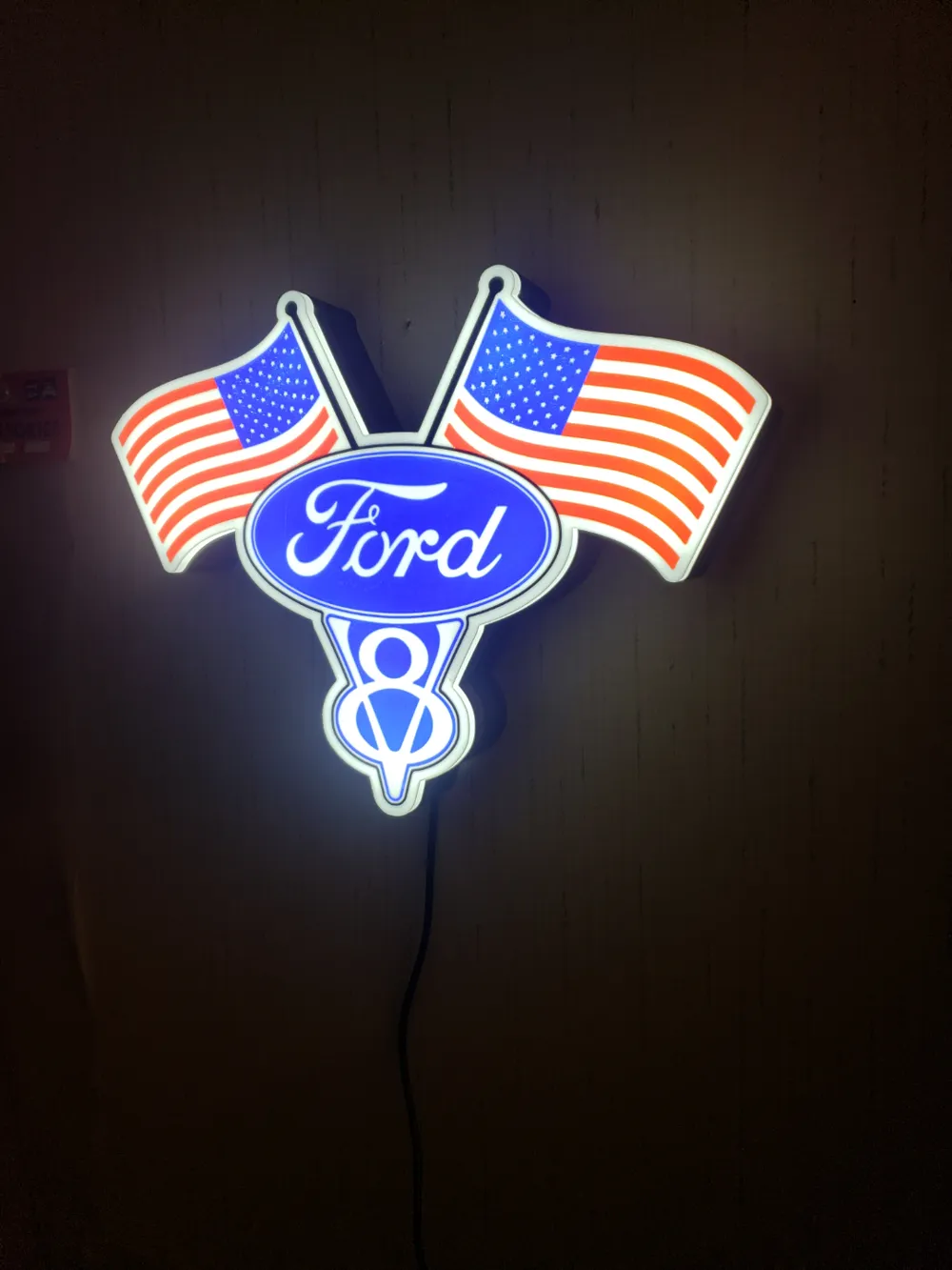 Ford Emblem V8 Lightbox by hjtatum - MakerWorld