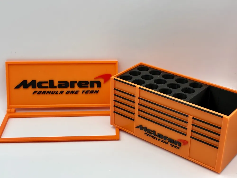 Lid - McLaren formula f1 desk toolbox organizer by Mrtk1970 MakerWorld ...