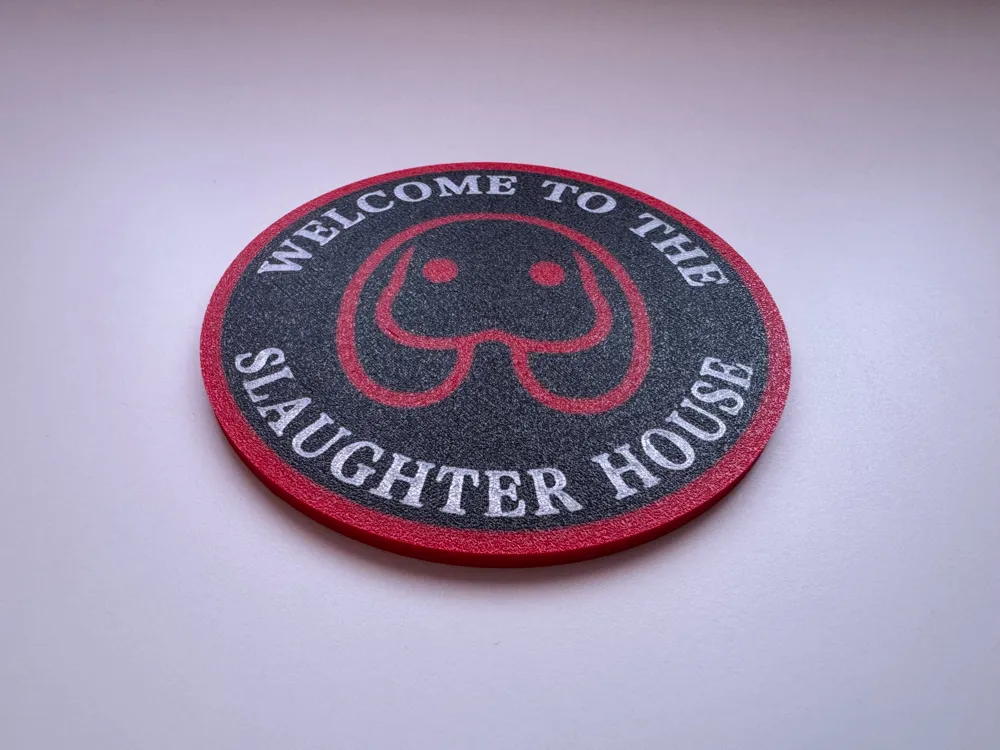 Ren Slaughter House Coaster by Marv - MakerWorld