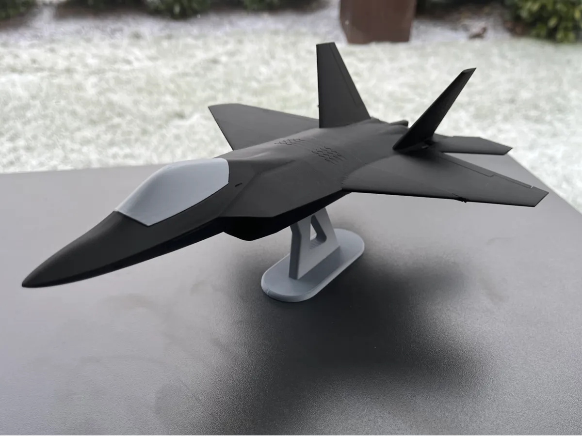 F22 fighterjet (No Glue) - Free 3D Print Model - MakerWorld