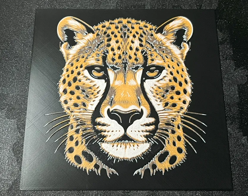 Cheetah Hueforge by zitavaclav - MakerWorld