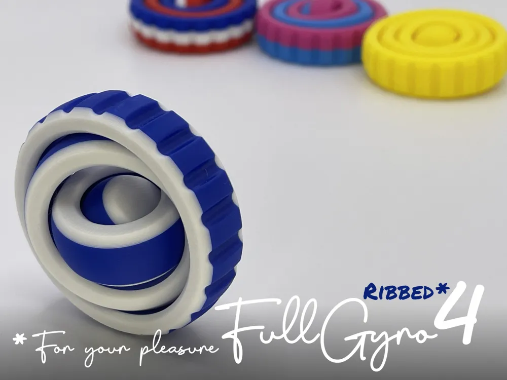 FullGyro4 Buzz Saw Fidget Spinner by MalcTheOracle - MakerWorld