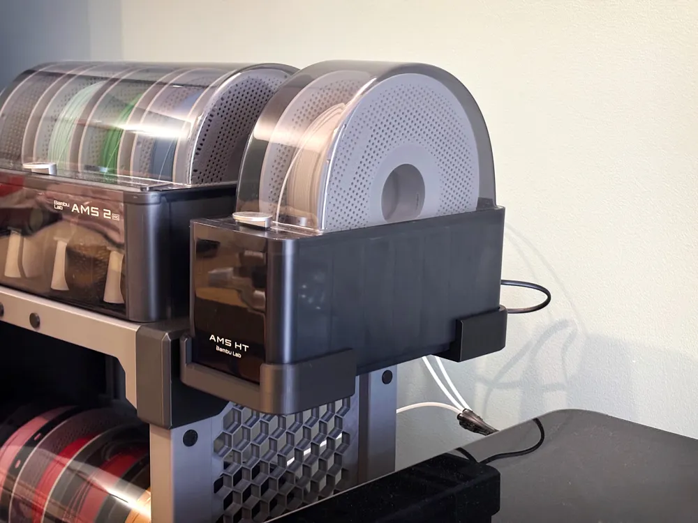 AMS HT Side Mount | Slide-in Add-on - Free 3D Print Model - MakerWorld