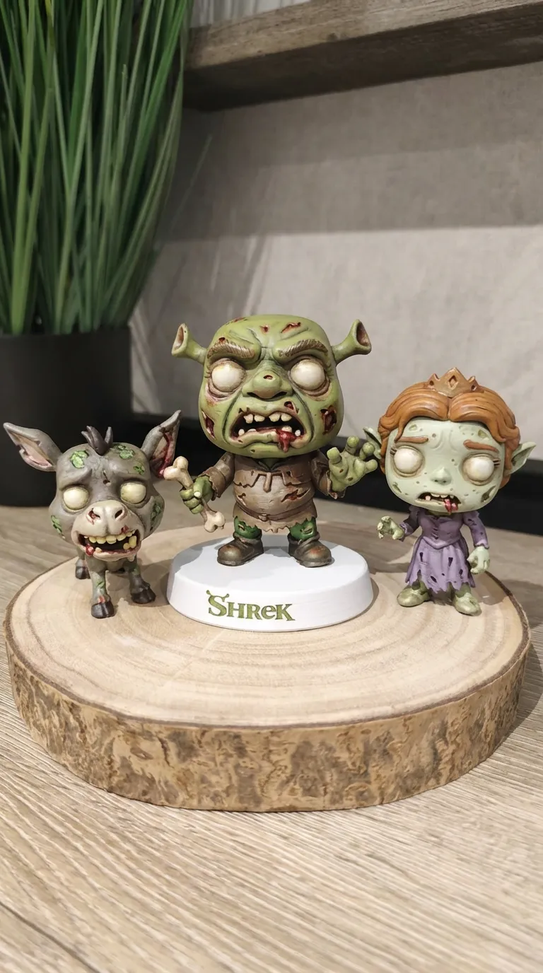 Shrek - Undead Series Chibis - Free 3D Print Model - MakerWorld