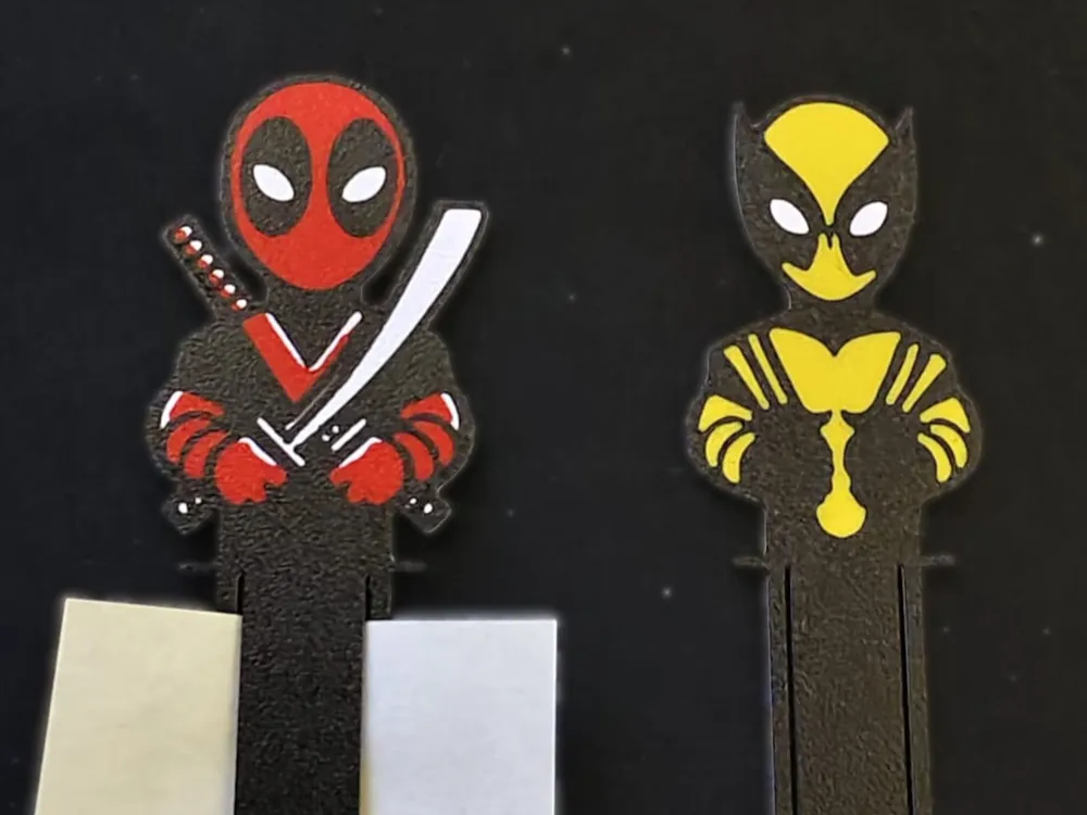 Deadpool & Wolverine - bookmark by Libi's - MakerWorld