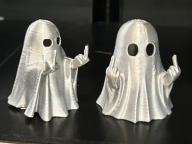 Middle Finger Ghost - FU Flip the Bird - Angry - Free 3D Print Model ...