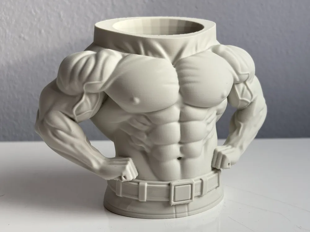Bodybuilder Torso Pen Holder for Fitness Lovers - Free 3D Print Model ...