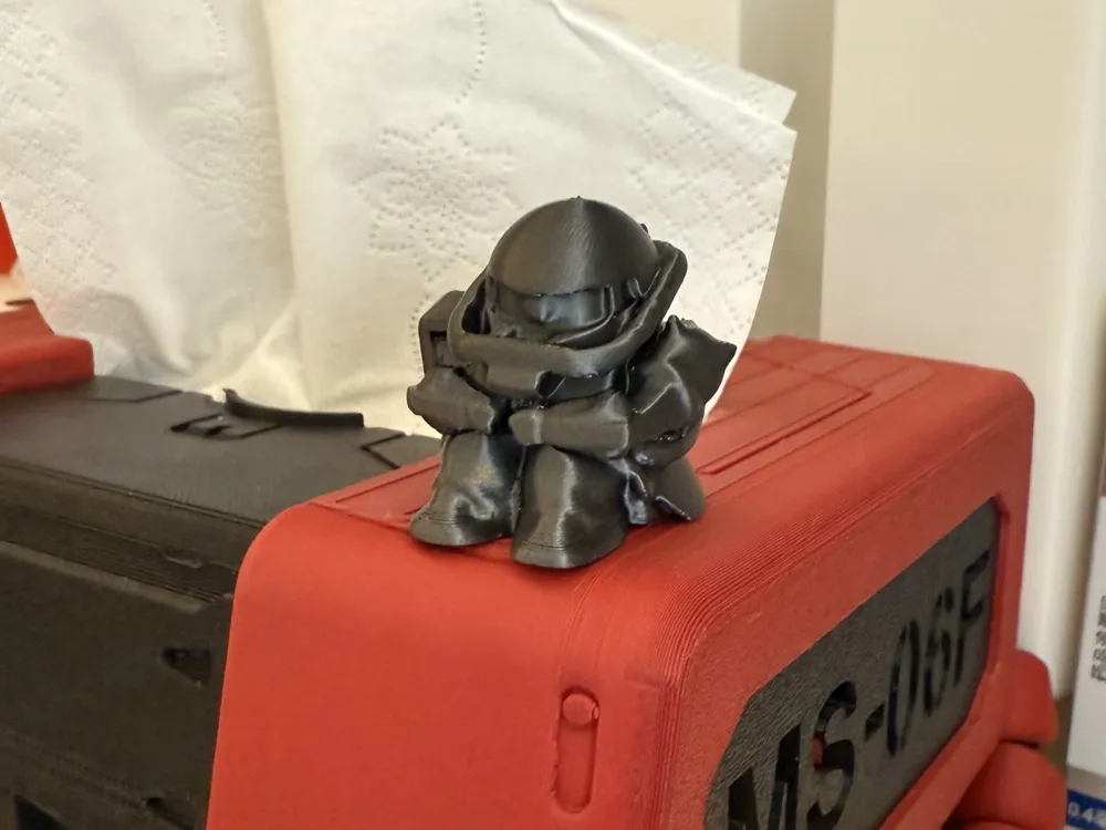 Emo Zaku - Mobile Suit Gundam Awaiting (Gashapon) by Bleak MakerWorld ...