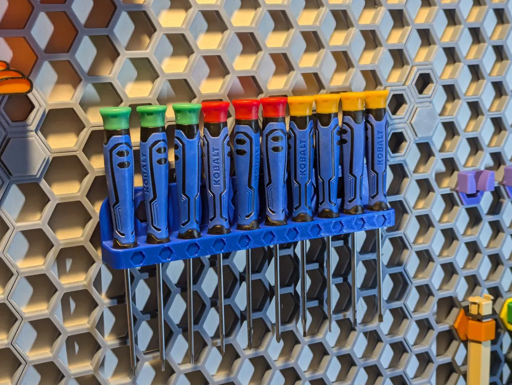 HSW Holder for Precision Screwdriver Set- EZ-Lock by Wile E. 3D MakerWorld: Download Free 3D Models