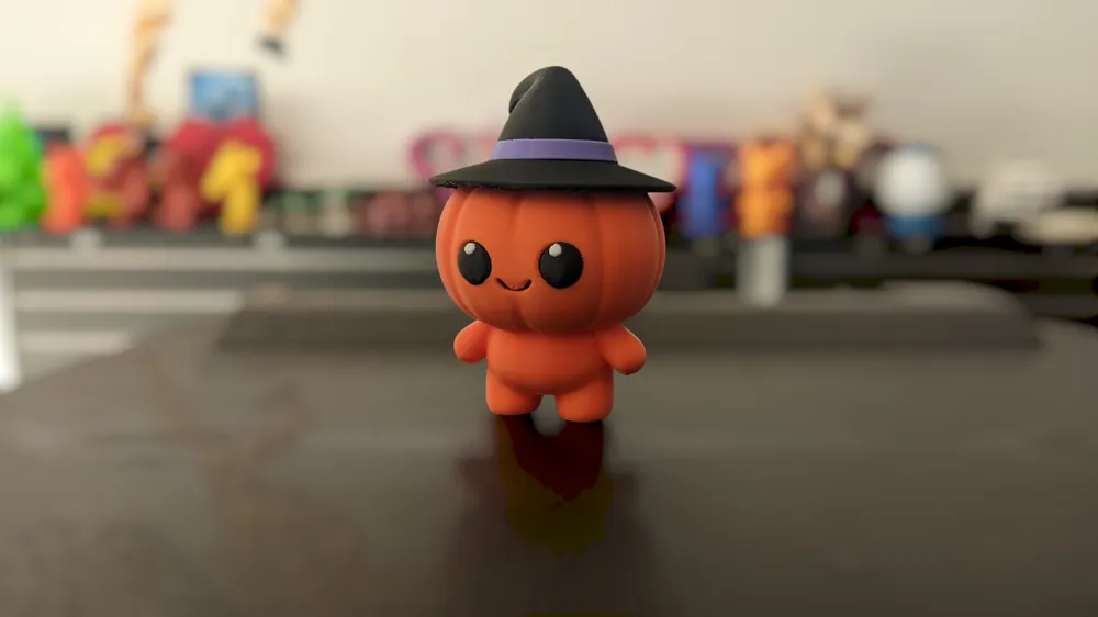 Chibi Süße Kürbishexe von Sitsero MakerWorld: Kostenlose 3D-Modelle ...