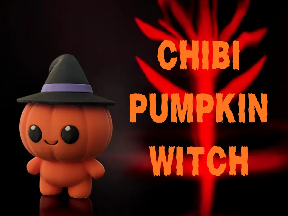 Chibi Süße Kürbishexe von Sitsero MakerWorld: Kostenlose 3D-Modelle ...