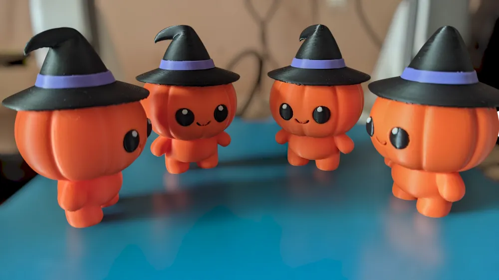 Chibi Süße Kürbishexe von Sitsero MakerWorld: Kostenlose 3D-Modelle ...