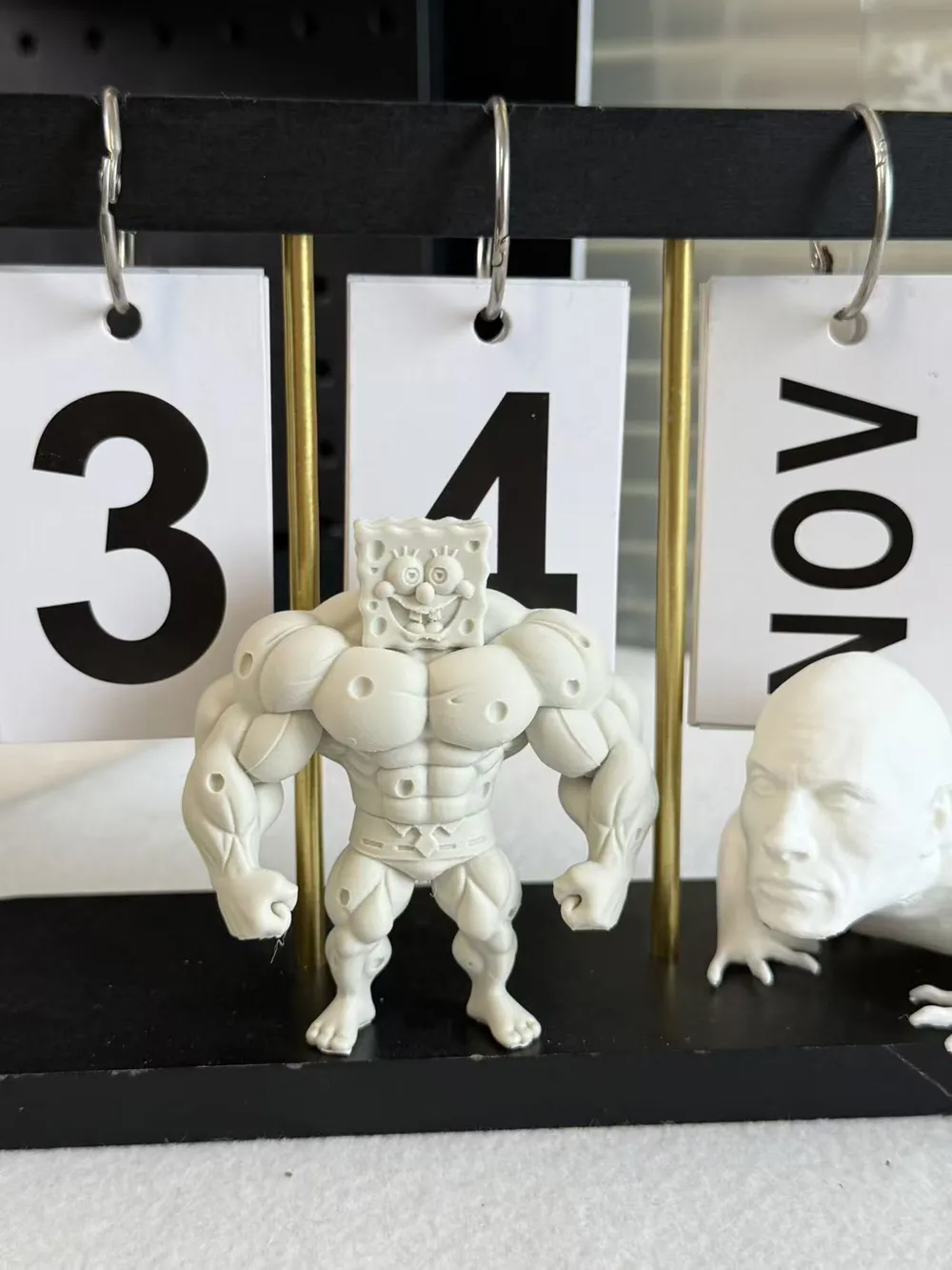 Super Muscular SpongeBob Devil Muscle SpongeBob - Free 3D Print Model ...