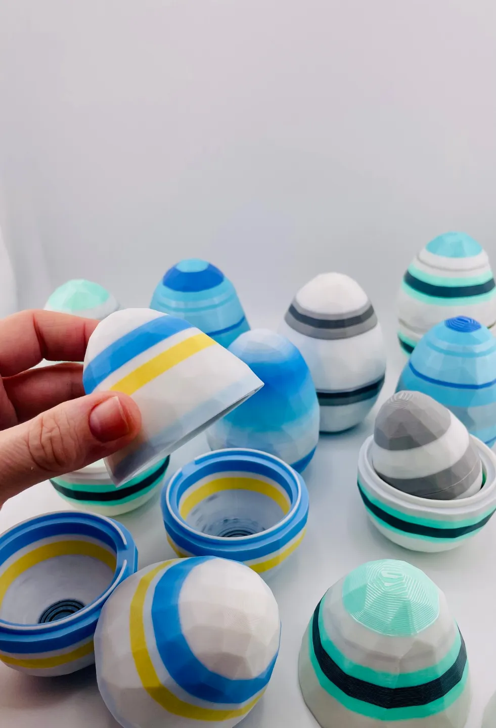 Low Poly Easter Egg for Flush Object - Free 3D Print Model - MakerWorld