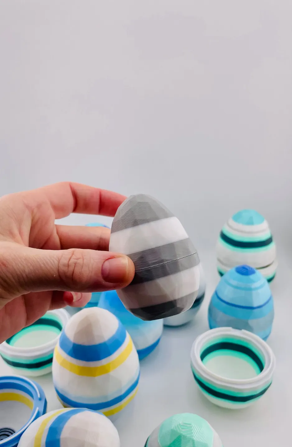 Low Poly Easter Egg for Flush Object - Free 3D Print Model - MakerWorld