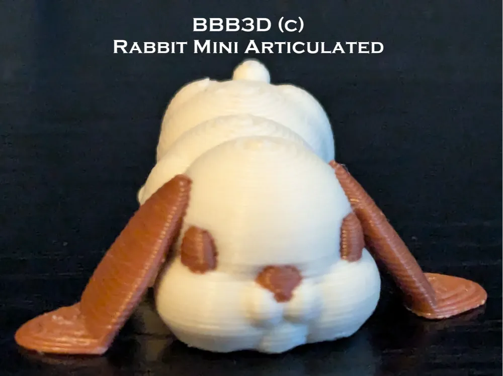 Rabbit Mini Articulated Cute Toy by BBB3DMakerWorld: Download Free 3D ...