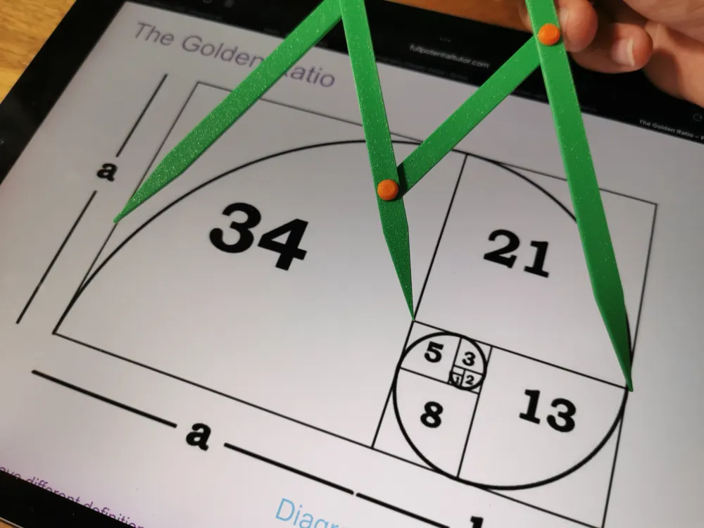 Golden Ratio Calipers by eye.so.400 - MakerWorld