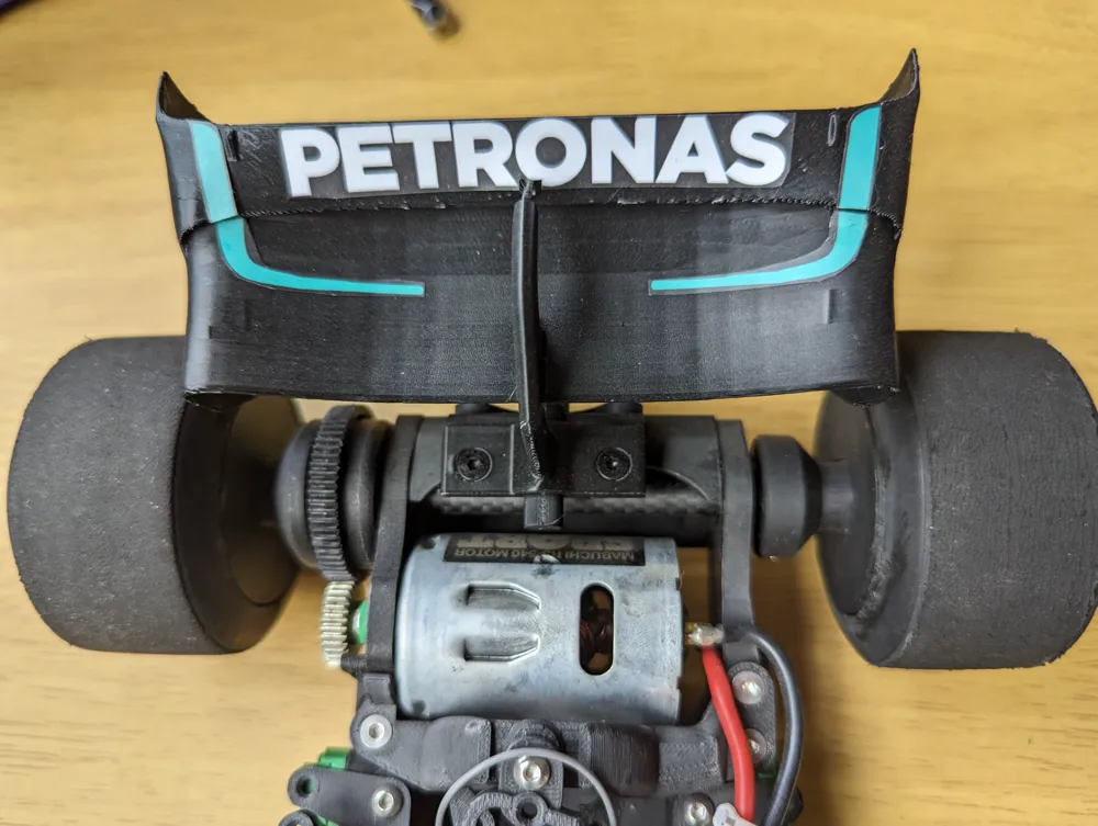 Mercedes W14 Rear Wing HPD by juanmedinar20 - MakerWorld