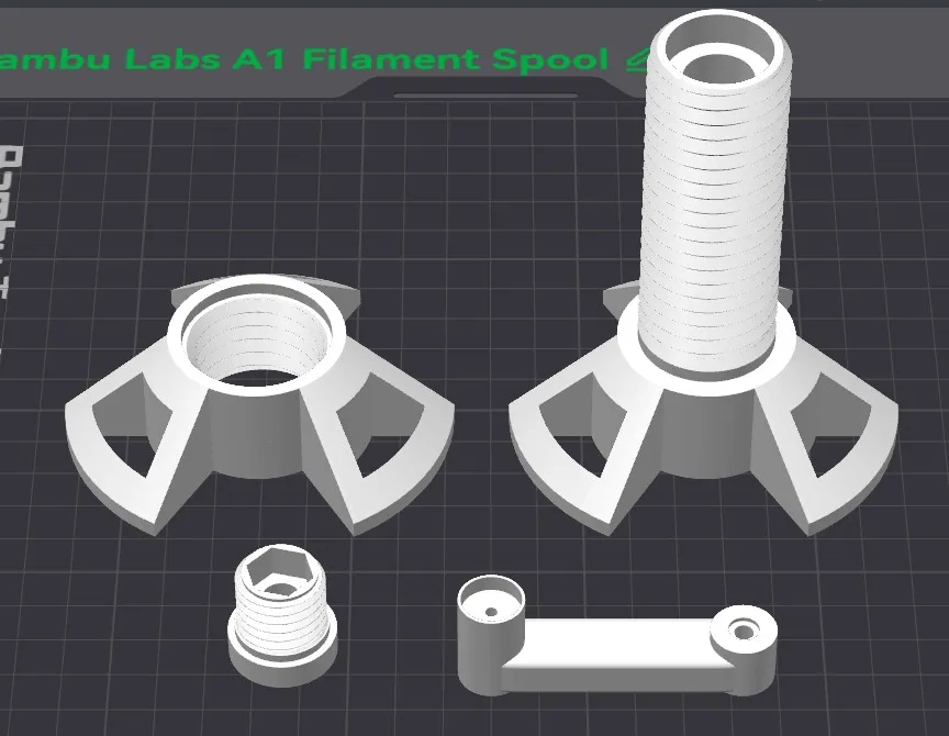 Bambu Labs A1 Spool Holder Upgrade by MarauderOne 3D MakerWorld ...