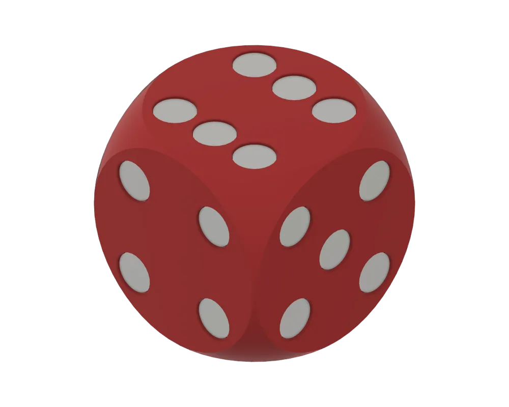 Large Die (5 cm) by Tridense - MakerWorld