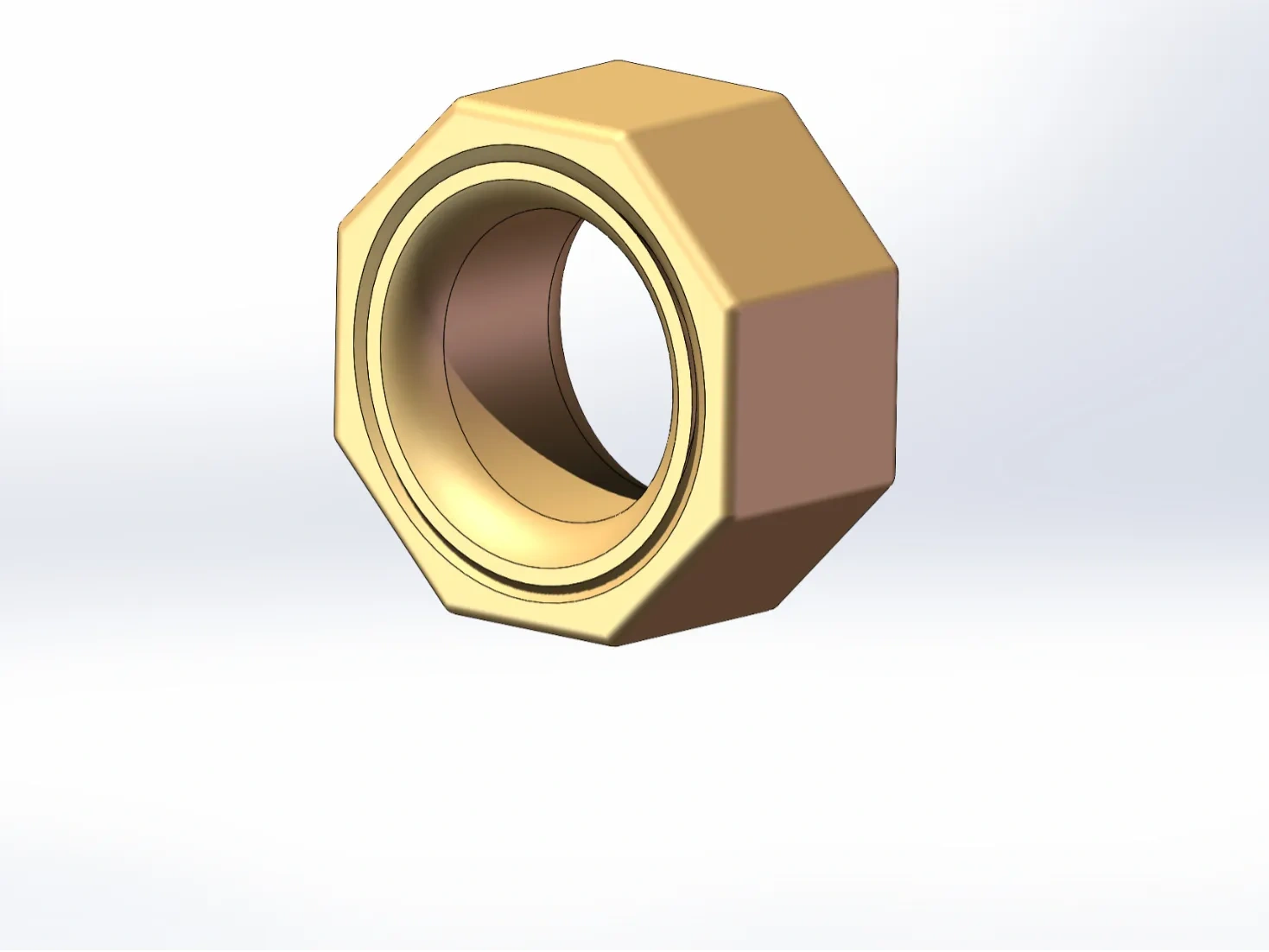 Octagonal Rotating Fidget Ring by LanFan - MakerWorld