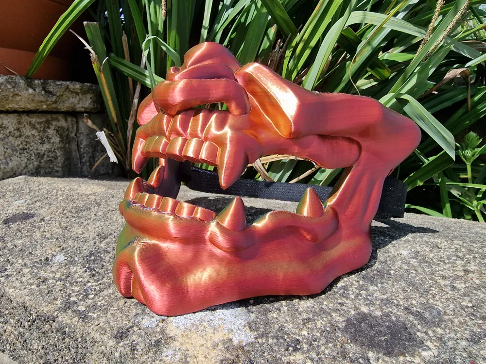 Oni Mask 15 - Free 3D Print Model - MakerWorld