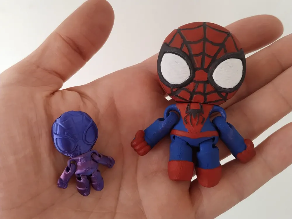 Articulated Cute Spider-Man - Free 3D Print Model - MakerWorld