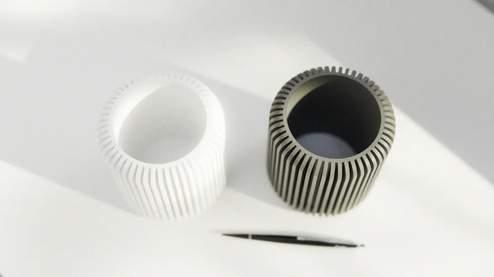 Ribbed Pencil Holder (cleaned design) by S.Corp. - MakerWorld