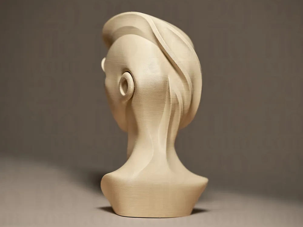 Abstract Woman Face Sculpture by 29FLO MakerWorld: Download Free 3D Models