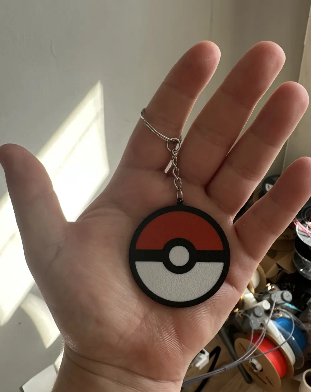 Pokeball keychain - Free 3D Print Model - MakerWorld