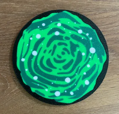 Rick and Morty Coaster / Portal / Drink Holder by 3D Prints This Week ...