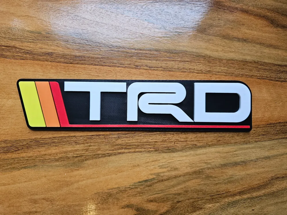 TRD Retro 3D sign by Fast3D - MakerWorld